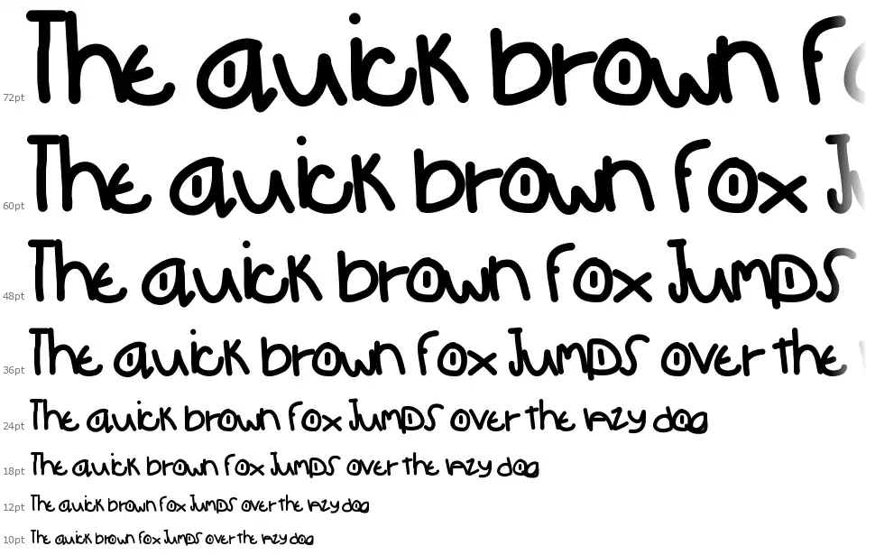 Pow font by Des Gomez | FontRiver