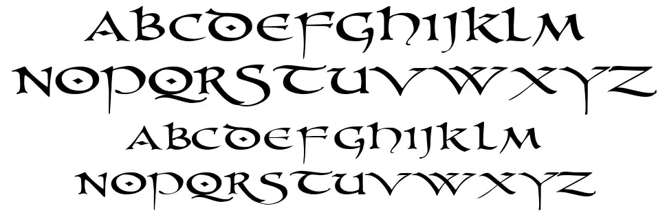 PR Uncial font by Peter Rempel | FontRiver