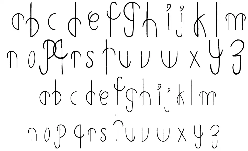 Primitive Alien font by Jonathan S. Harris | FontRiver