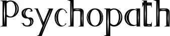 Free Psycho Fonts