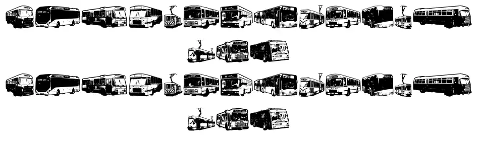Public Transport font by Vladimir Nikolic | FontRiver