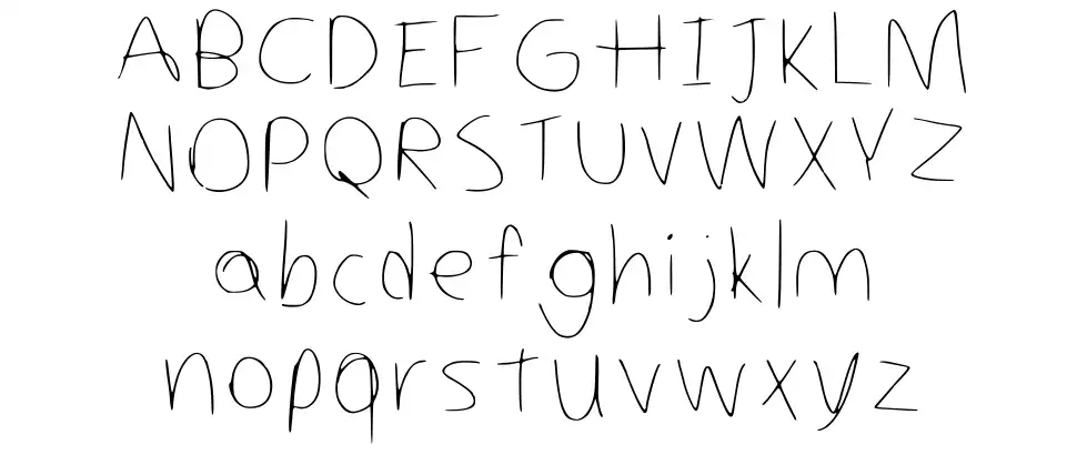 Puggos Messy Handwriting font by Puggo | FontRiver