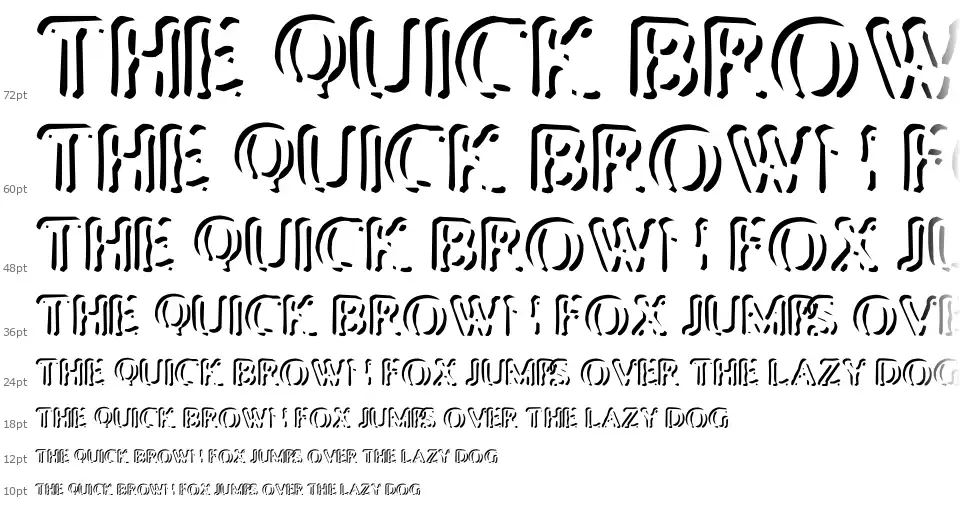 Punched Stub font by Spork Thug Typography | FontRiver