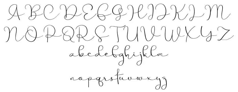 Pure Love font by Luluk Surotul | FontRiver