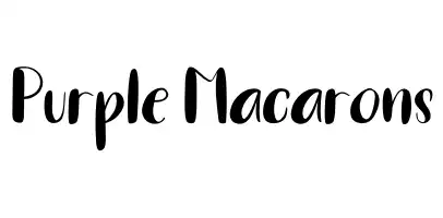 Purple Macarons font by nomlimofont | FontRiver