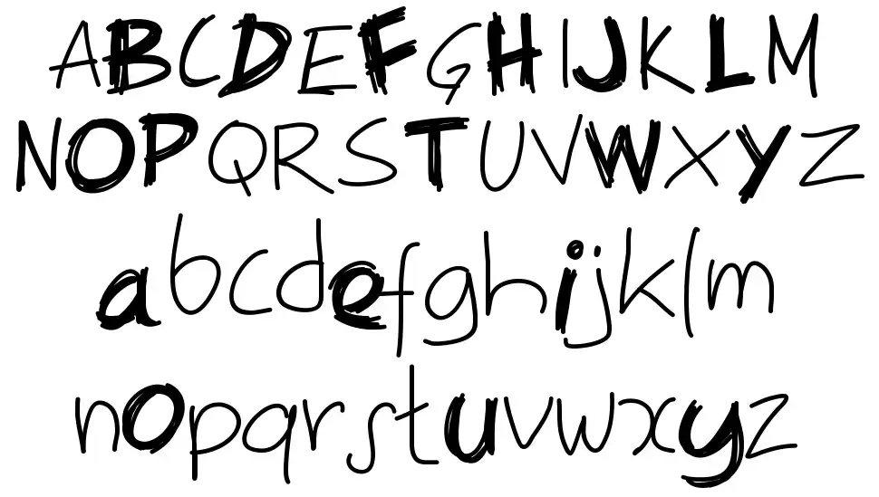 PW Irregular font by Icon Designer | FontRiver