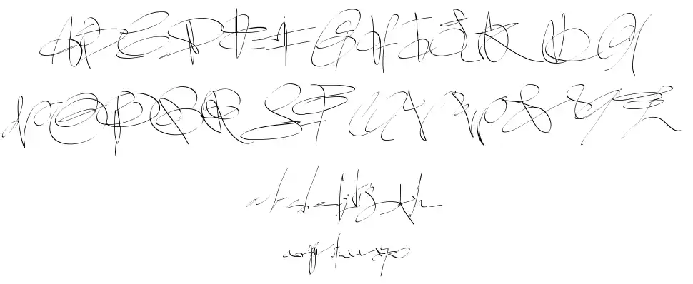 PW Signature font by Icon Designer - FontRiver