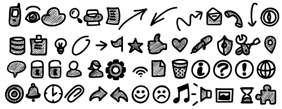 PW Small Icons font by Icon Designer | FontRiver PW Small Icons font by Icon Designer | FontRiver