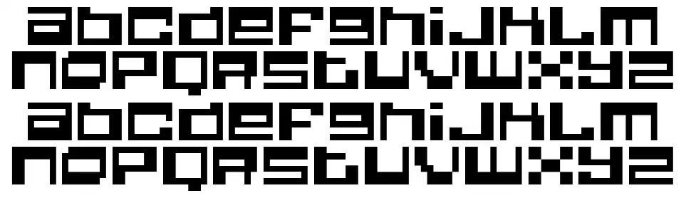 Quadrron font by onezero | FontRiver