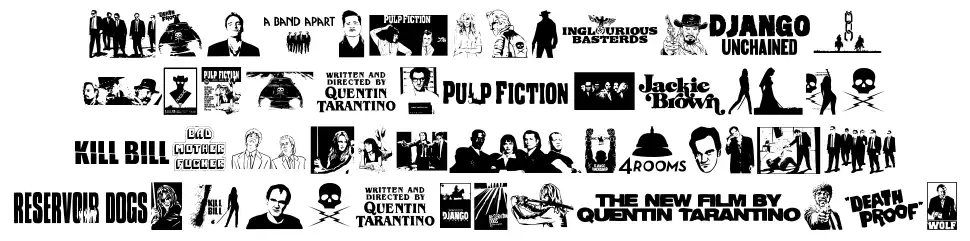 Quentin Tarantino font by Woodcutter | FontRiver