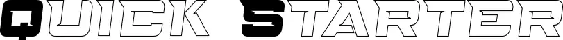 Quick Starter font by Tokopress | FontRiver