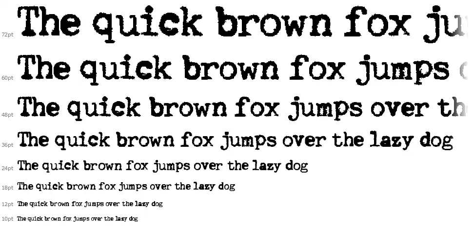 Quiet Typer font by Xerographer Fonts | FontRiver