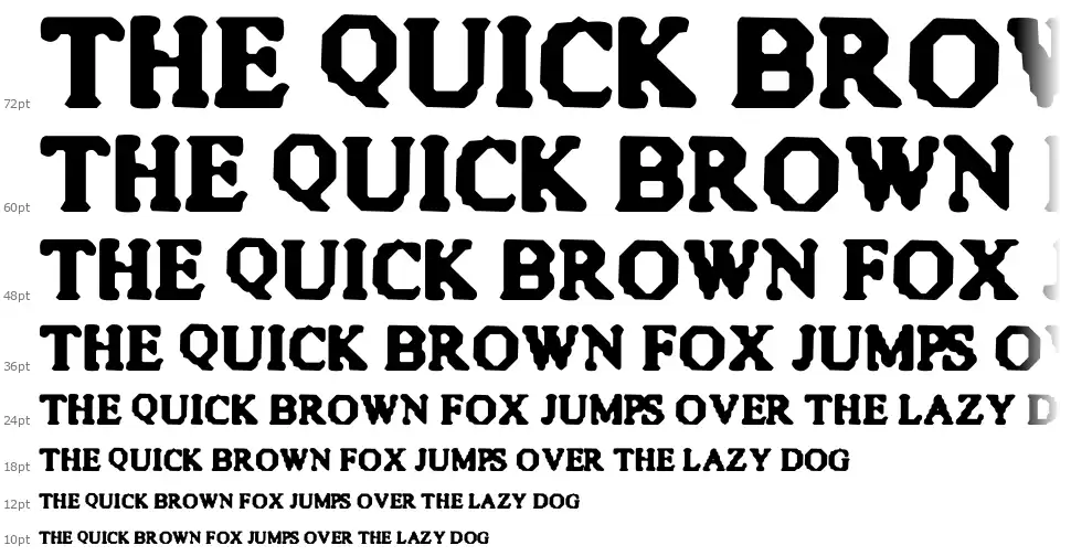 Quite Blunt font by Spork Thug Typography | FontRiver