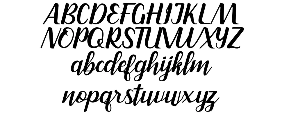 Rainbay font by Galih Aprilia | FontRiver