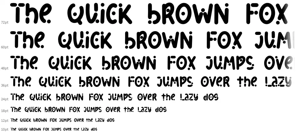 Rainbow Dot font by Phantom Studio | FontRiver