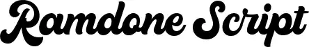Ramdone Script font by Letterhend Studio | FontRiver