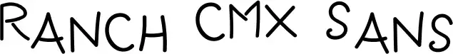 Ranch CMX Sans font by blazardsky | FontRiver