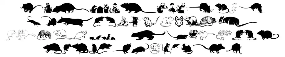 Rats font by Woodcutter | FontRiver