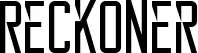 Reckoner font by Alex Dale - FontRiver