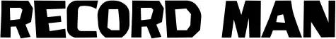 Record Man font by Jake Zeldin - FontRiver