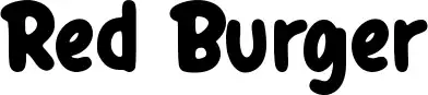 Red Burger font by Creavibes | FontRiver