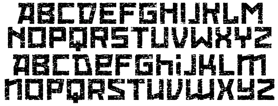 Red October Eroded font by Neogrey Creative - FontRiver