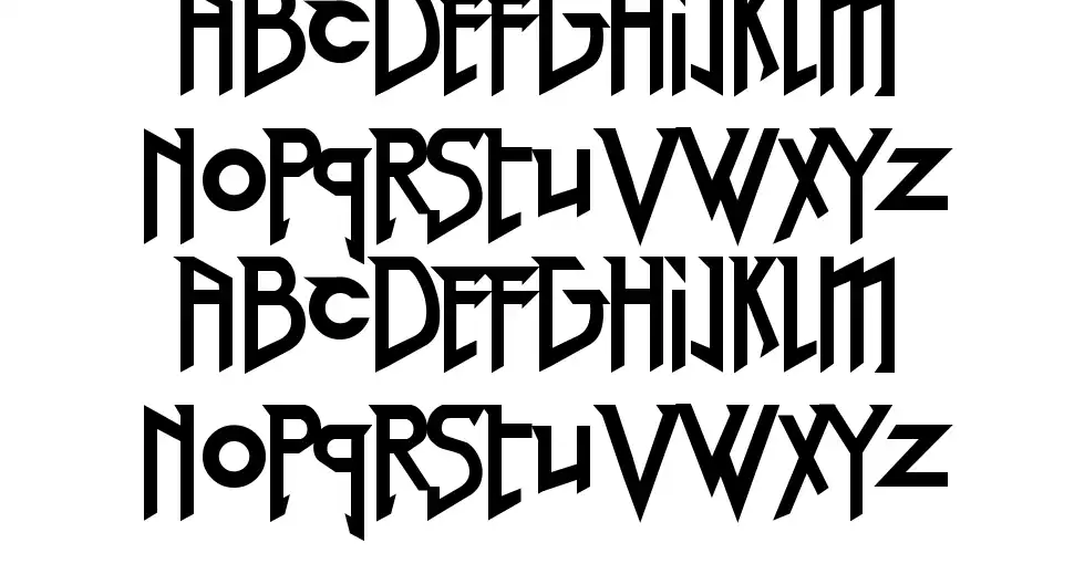 Red Right Hand font by Blambot | FontRiver