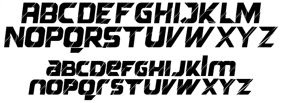 Reflected font by Kong Font | FontRiver