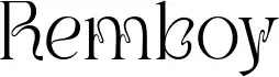 Remboy font by Alit Design | FontRiver