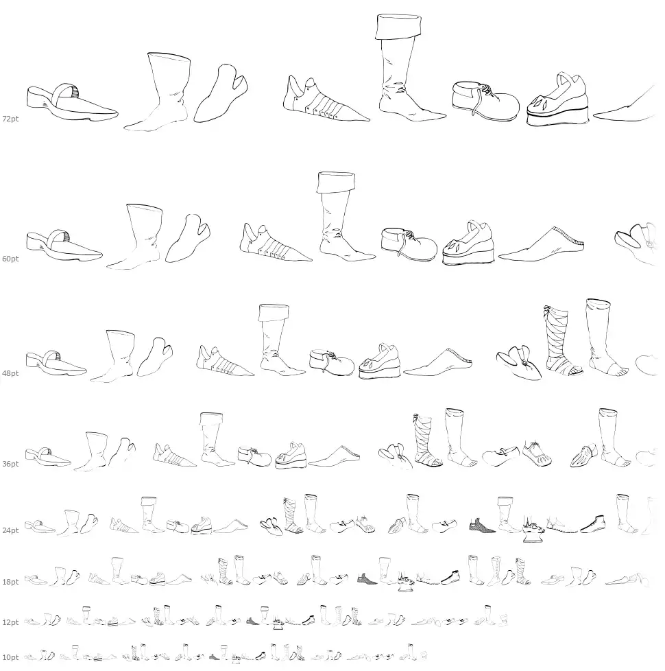 Renaissance Shoes font by Intellecta Design | FontRiver