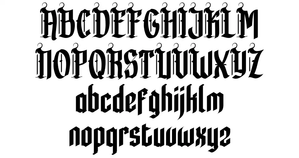 Rengkox font by twinletter | FontRiver