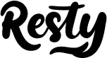 Resty font by twinletter | FontRiver
