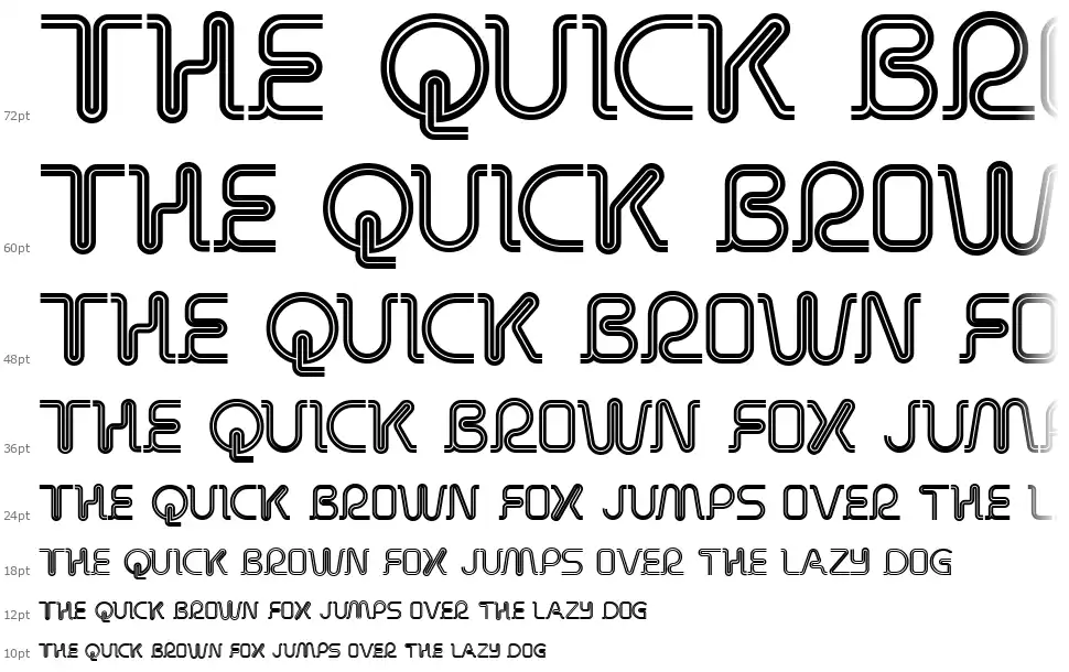 Retro Stereo Thin font by Gus Thessalos | FontRiver