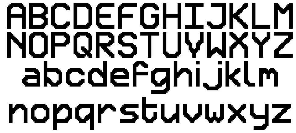 Retron 2000 font by Daymarius | FontRiver
