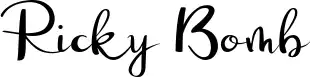 Ricky Bomb font by nomlimofont | FontRiver