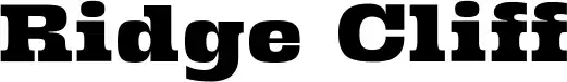 Ridge Cliff font by Letterhend Studio | FontRiver