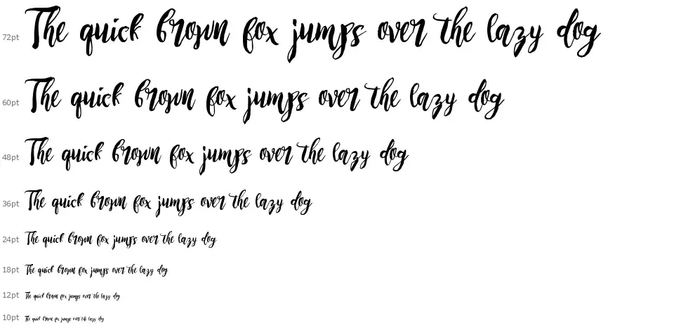 Rising Brush font by Dirtyline Studio | FontRiver