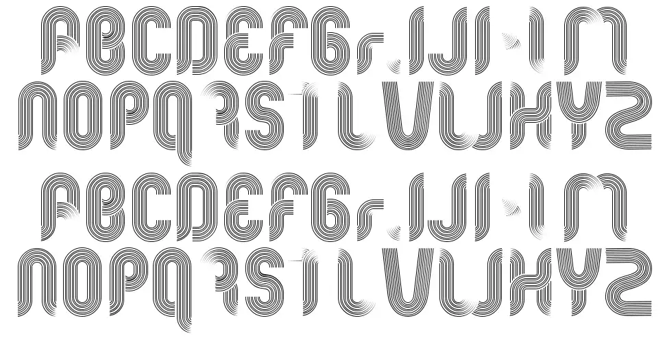 Roads font by HansCo | FontRiver