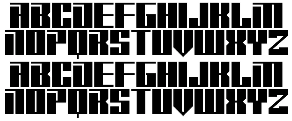 Robot Punch font by Darrell Flood | FontRiver