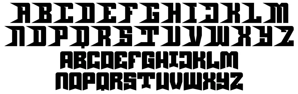 Fuente Robus diseñada por Dicky Syafaat