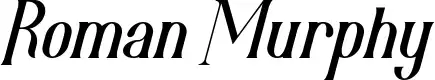 Roman Murphy font by Calligraphy Fonts | FontRiver