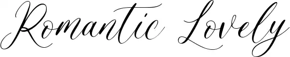 Romantic Lovely font by Sronstudio | FontRiver
