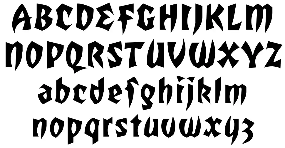 Romulan Falcon font by | FontRiver