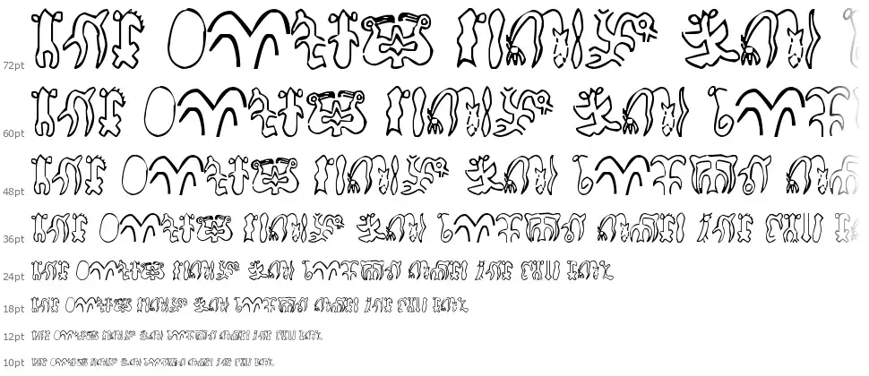 Rongorongo font by kaiserzharkhan | FontRiver