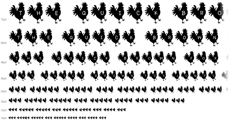 Rooster Letters font by Brittney Murphy Design | FontRiver