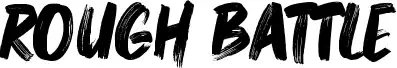 Fuente Rough Battle diseñada por DumadiStyle