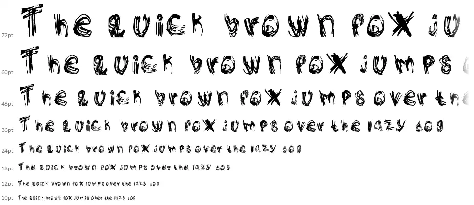Rough Outline font by Allison Cho | FontRiver