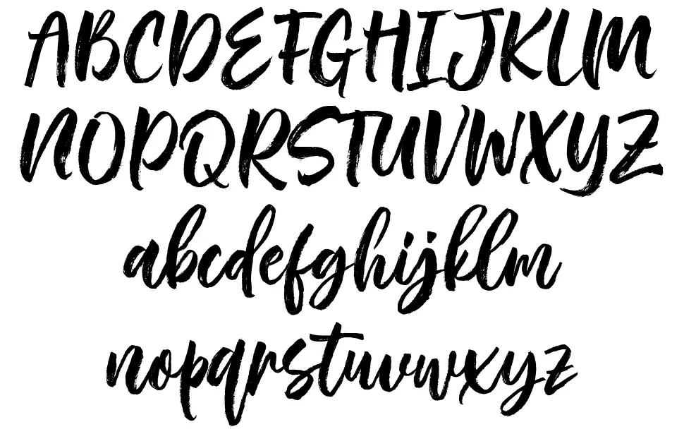 Rough Rough Schriftart zum kostenlosen Download