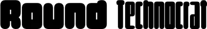 Round Technocrat font by Måns Grebäck | FontRiver