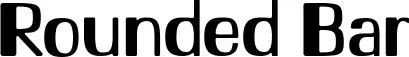 Rounded Bar font by Union Sozialer Einrichtungen gGmbH | FontRiver